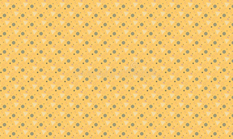 Seamless Memphis Style Pattern with Abstract Geometric Shapes Stock ...