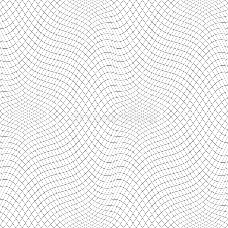 Seamless Mesh Netting Pattern with Wavy Surfase. White Textured ...