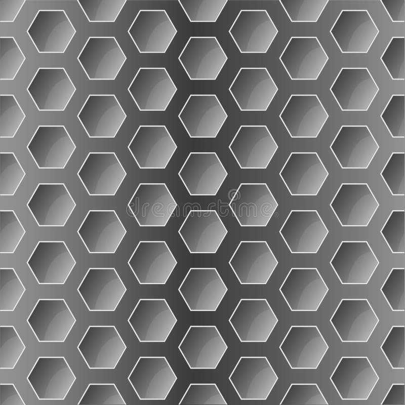 Seamless Metal Background. Vector Illustration Decorative Design Stock ...