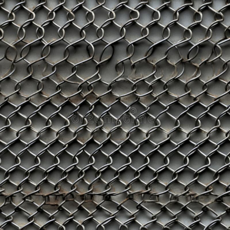 Seamless Metal Mesh Texture Stock Illustration - Illustration of grid ...