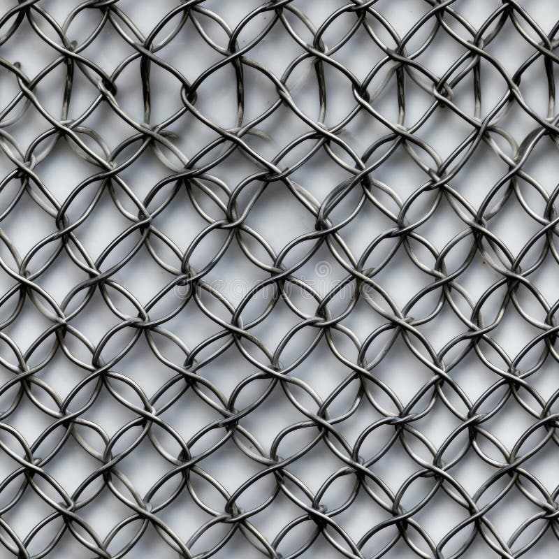 Seamless Metal Mesh Texture Stock Illustration - Illustration of prison ...