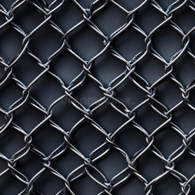 Seamless Metal Mesh Texture Stock Illustration - Illustration of ...