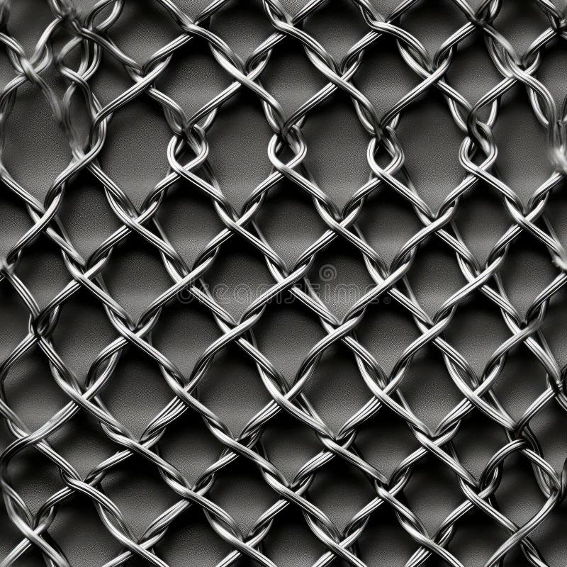 Seamless Metal Mesh Texture Stock Photo - Image of fibre, plate: 289466602