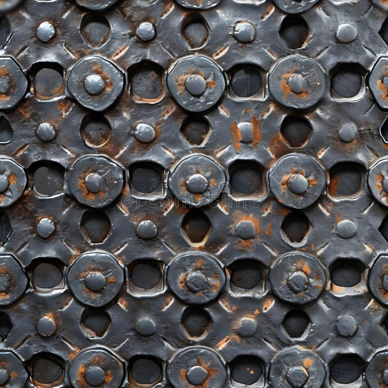 Seamless Metal Pattern Texture Stock Image - Image of surface, pattern ...