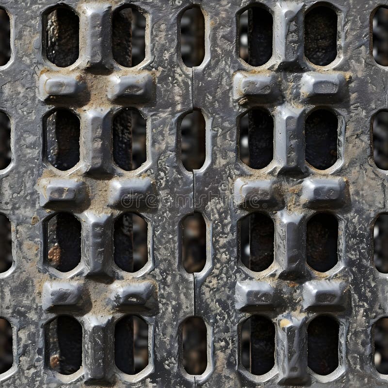 Seamless Metal Pattern Texture Stock Photo - Image of textured ...