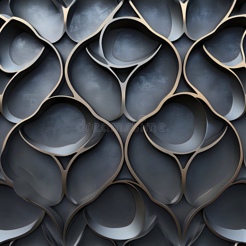 Seamless Metal Pattern Texture Stock Illustration - Illustration of ...