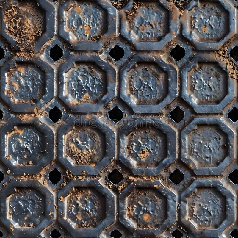 Seamless Metal Pattern Texture Stock Photo - Image of metal, forged ...