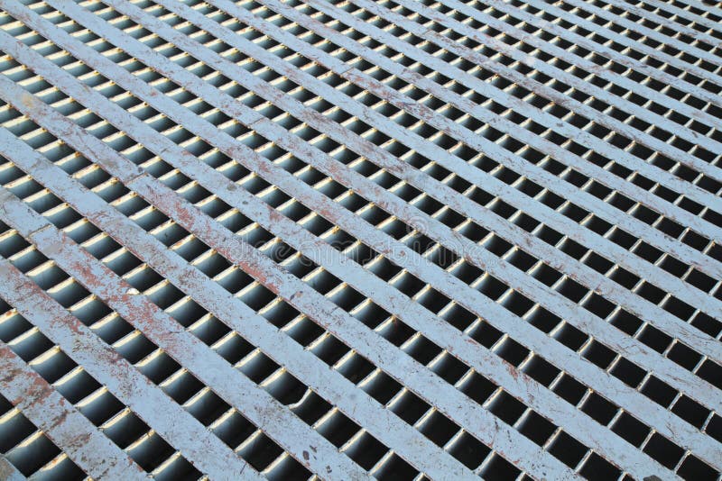 Seamless: Metal Grate Texture Stock Image - Image of mesh, reflection ...