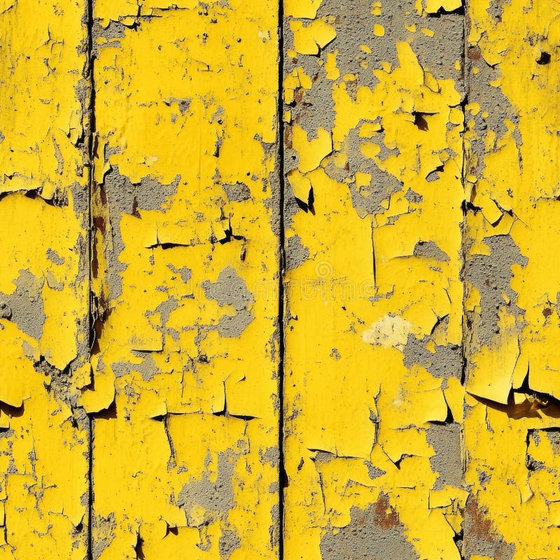 Seamless Metal Texture with Deep Scratches and Peeling Yellow Paint ...