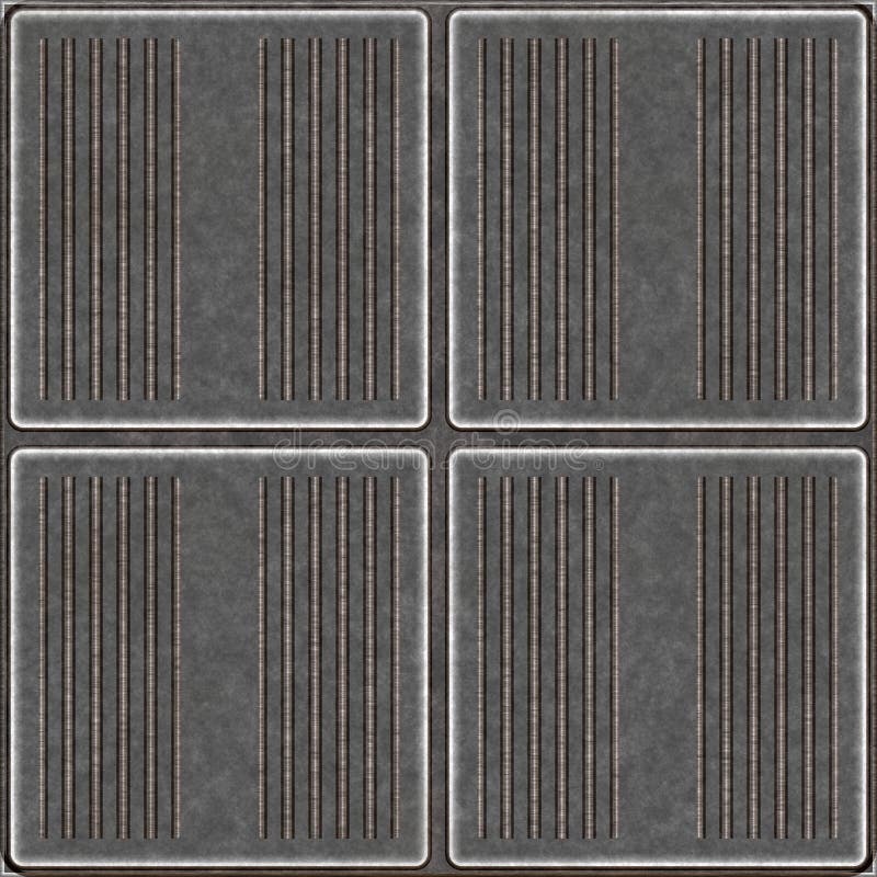 Seamless Metal Grate Texture Stock Illustration - Illustration of black ...
