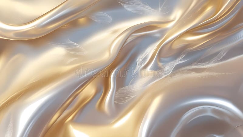 A Seamless Metallic Gold Texture with Soft Gradients and Subtle ...