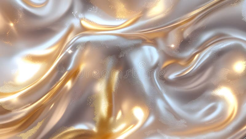 A Seamless Metallic Gold Texture with Soft Gradients and Subtle ...