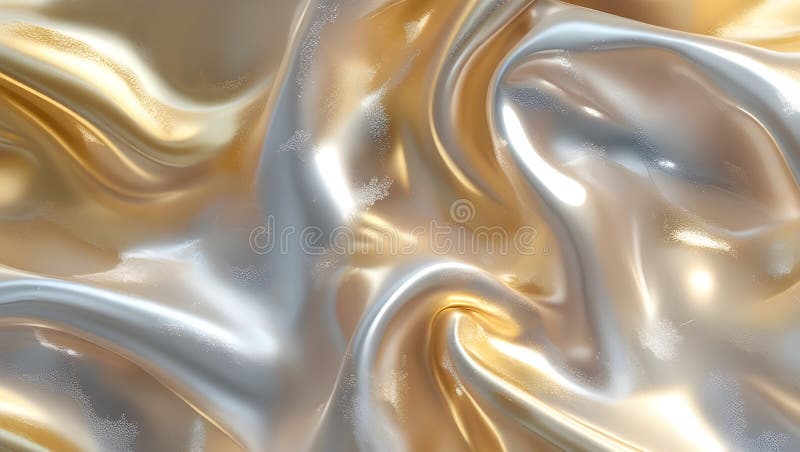 A Seamless Metallic Gold Texture with Soft Gradients and Subtle ...