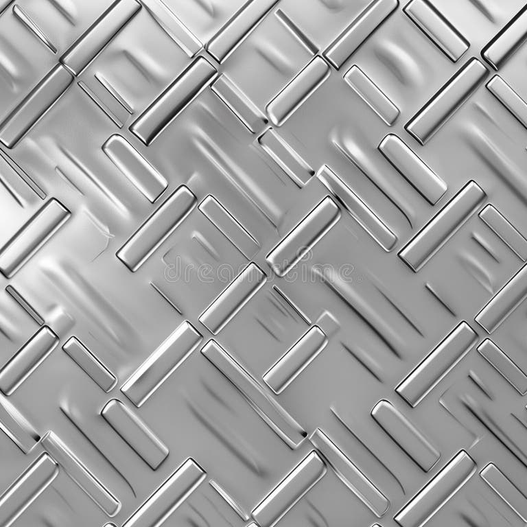 Seamless Metallic Tile Pattern with Reflective Surface and Geometric ...