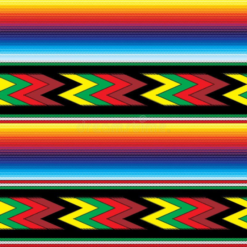 Seamless mexican pattern stock vector. Illustration of creative - 7085188