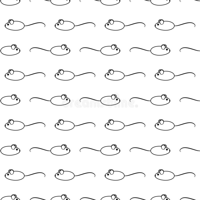 Seamless mice pattern stock vector. Illustration of surface - 149075952