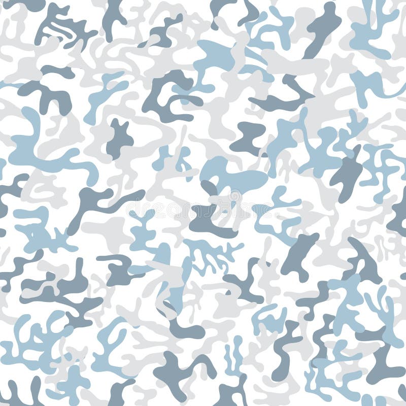 Seamless Military Camouflage Pattern Stock Vector - Illustration of ...