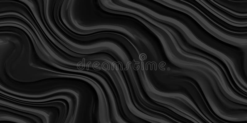 Seamless Minimal Black Abstract Glossy Soft Waves Background Texture ...