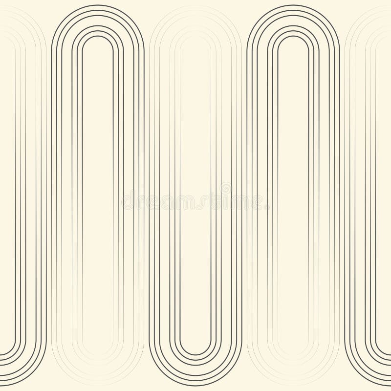 Seamless Minimal Graphic Design. Black and White Line Pattern Stock ...