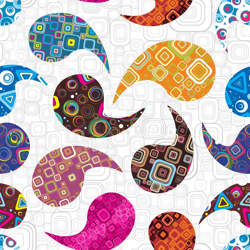 Seamless mix background. stock vector. Illustration of background - 8923425