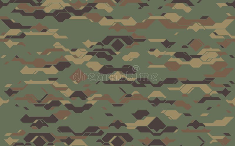Seamless Modern Army Camouflage Fabric Texture. Abstract Vector ... Seamless Modern Army Camouflage Fabric Texture. Abstract Vector ...