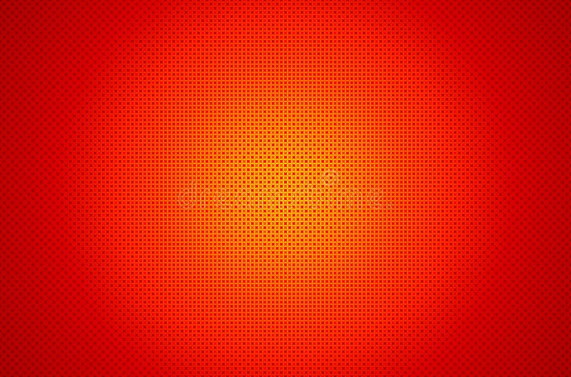 Seamless Modern Geometric Design on Orange Paper Stock Illustration ...