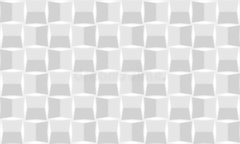 3d Rendering. Seamless Modern Light Gray Square Grid Pattern Wall ...