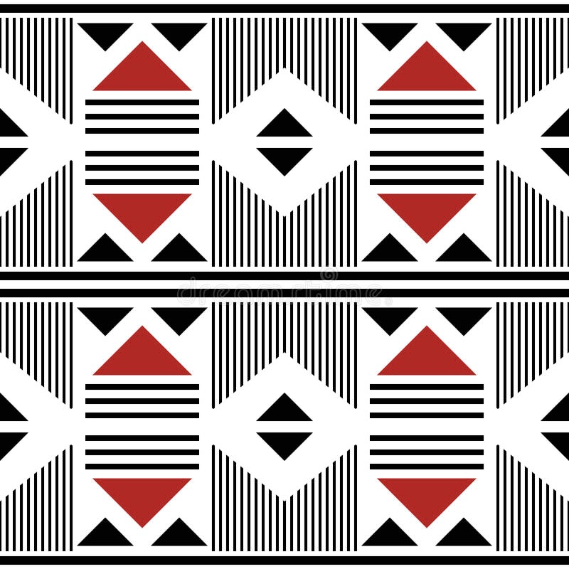 Seamless Modern Pattern of Large Geometric Elements Stock Vector ...