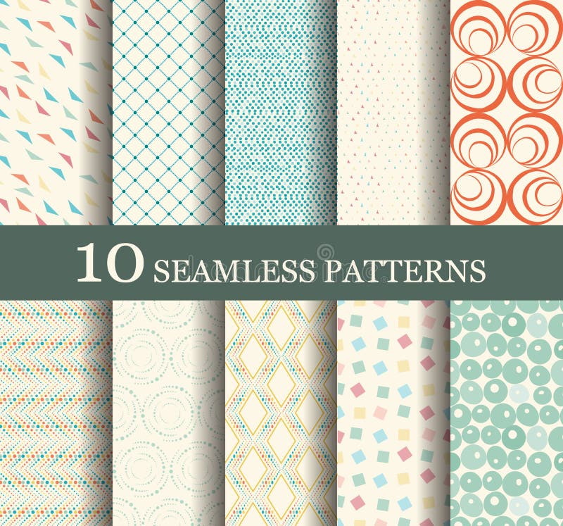 Seamless modern patterns stock vector. Illustration of lattice - 72161946