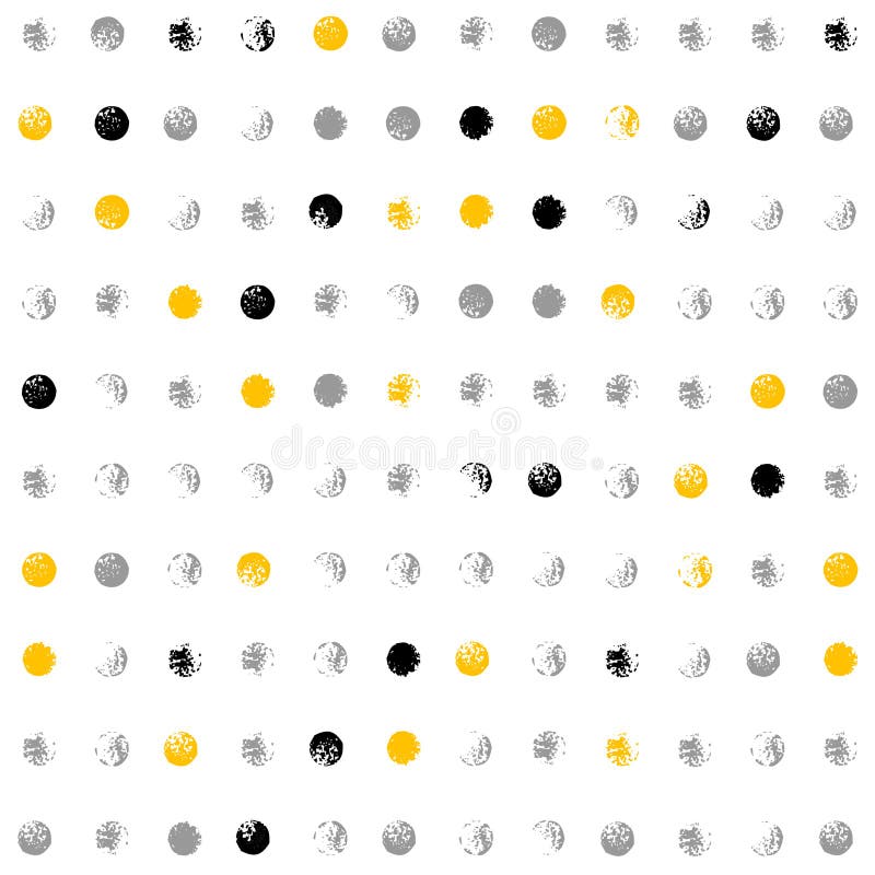 Seamless Modern Polka Dot Pattern. Colored Artistic Pattern Isolated on ...