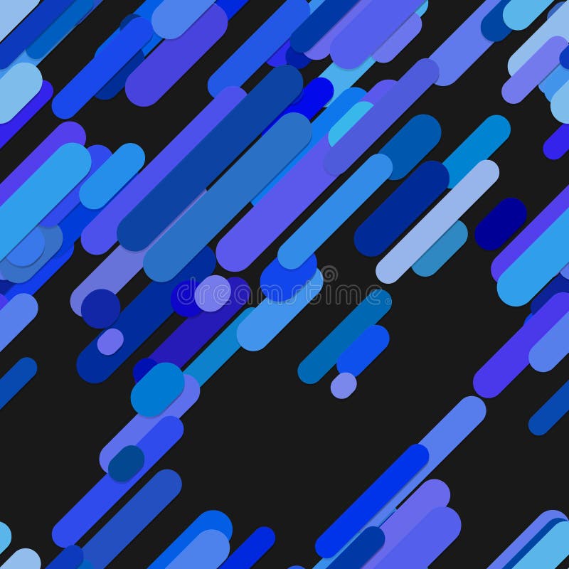Seamless Modern Random Rounded Diagonal Stripe Pattern Background Stock ...