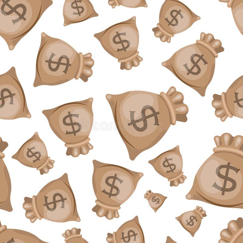 Money Seamless Pattern_eps stock vector. Illustration of bank - 22137846