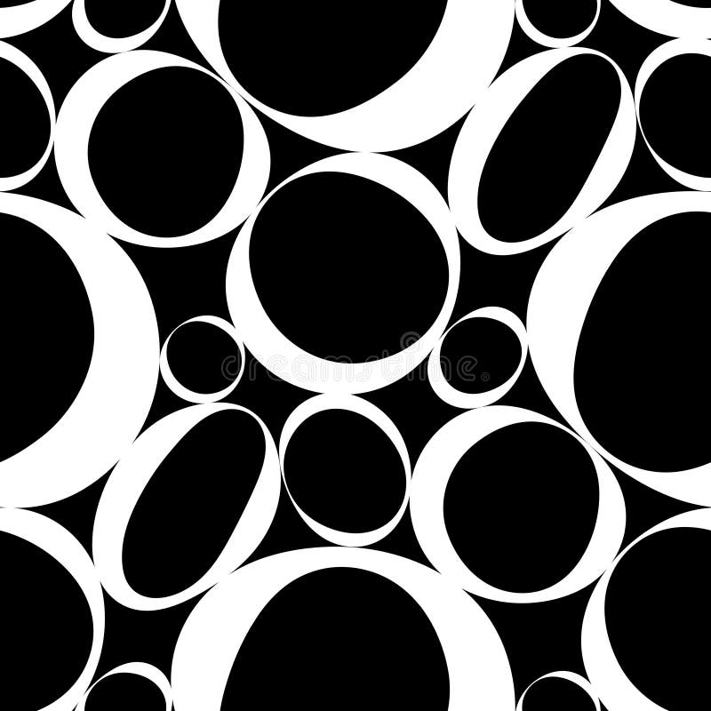 Seamless Monochrome Background Stock Vector Illustration Of Element
