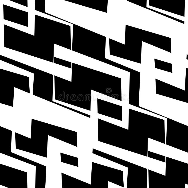 Seamless Monochrome Design stock vector. Illustration of minimalistic ...