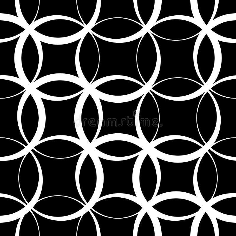 Seamless Monochrome Design stock vector. Illustration of line - 84963254