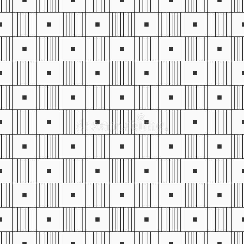 Striped Squares Seamless Backgound Pattern Stock Illustration ...