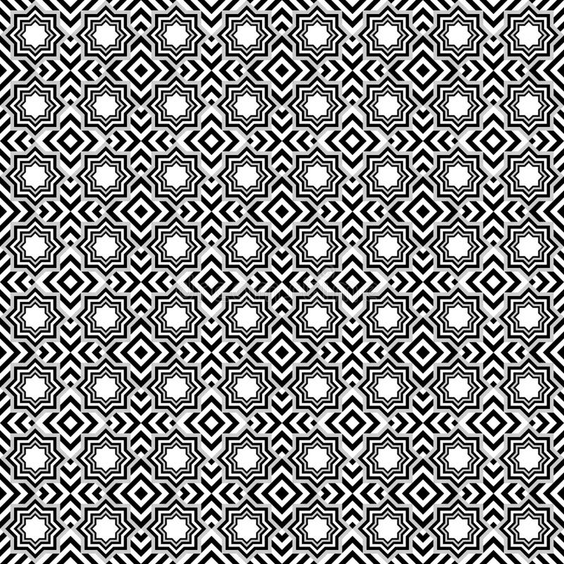 Seamless Monochrome Texture Stock Vector Illustration Of Stylish