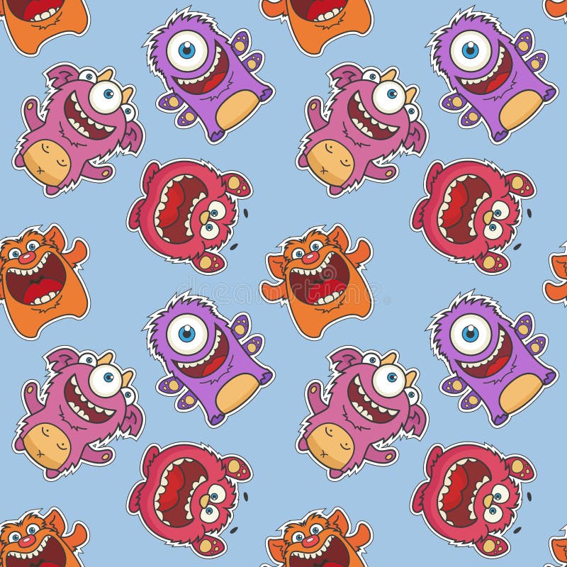40+ Seamless monster pattern Free Stock Photos - StockFreeImages
