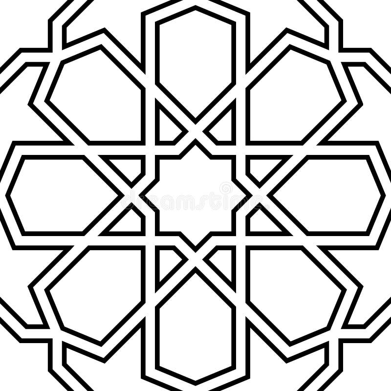 Seamless moroccan mosaic stock vector. Illustration of ornament - 77573634