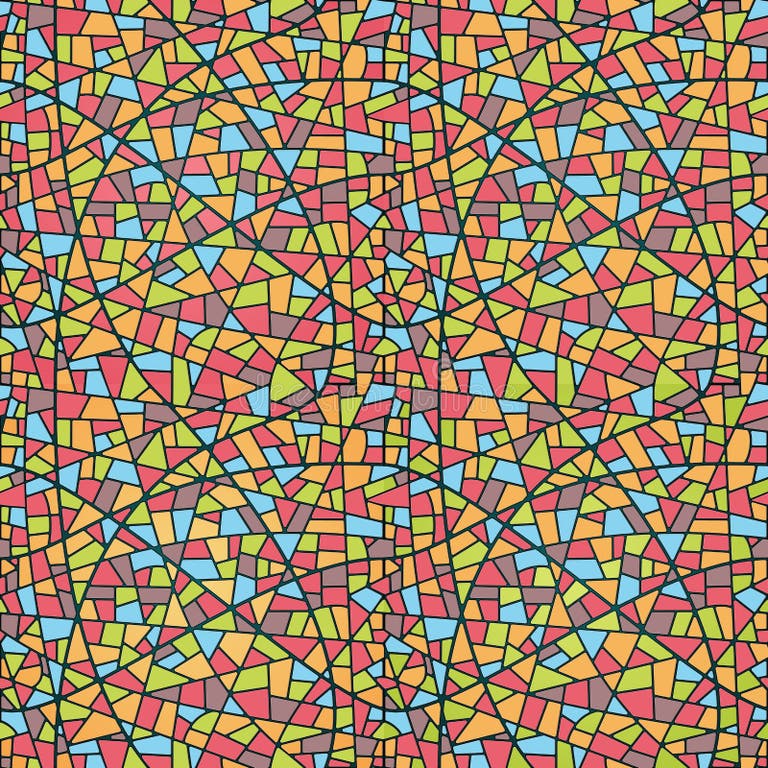 Illustration Seamless Mosaic Pattern Stock Illustrations – 349,766 ...