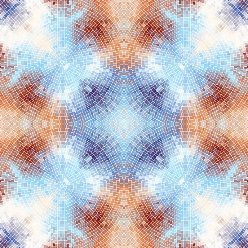 Seamless mosaic pattern stock vector. Illustration of tile - 90021267