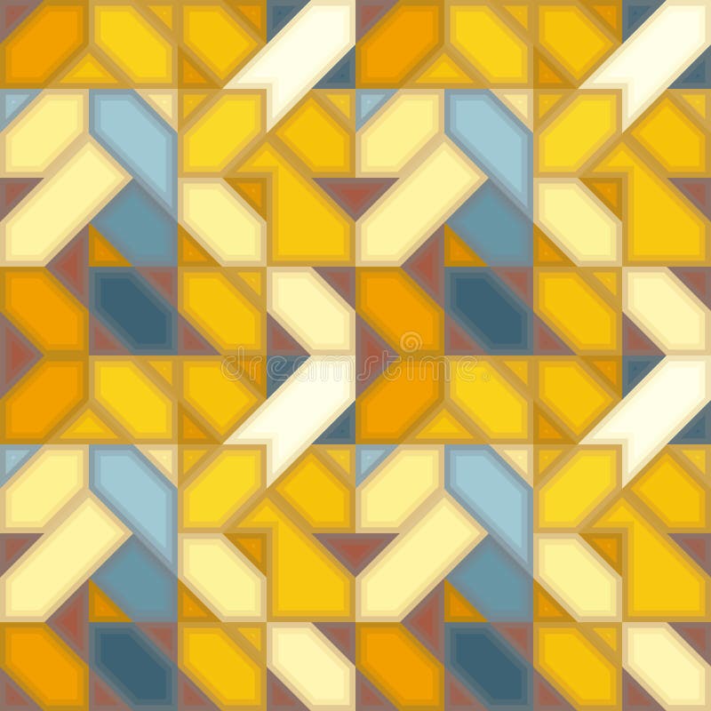 Seamless mosaic pattern stock vector. Illustration of graphical - 111377985