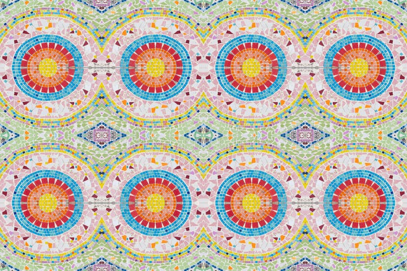 Seamless Mosaic Tiles Pattern, Modern Stylish Texture Stock Image ...