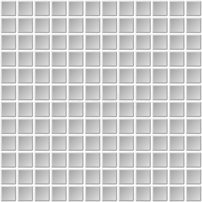 Seamless Mosaic Tiles Texture with White Filling Stock Vector ...
