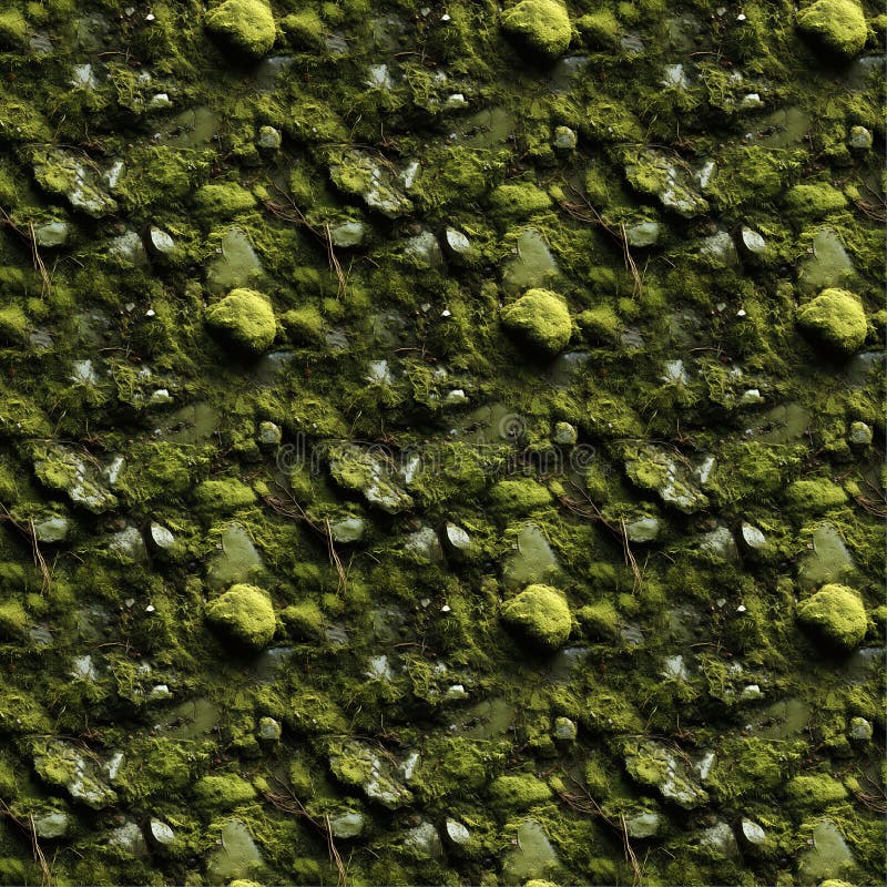 Seamless Moss Stone Texture Stock Illustrations, Vectors, & Clipart ...