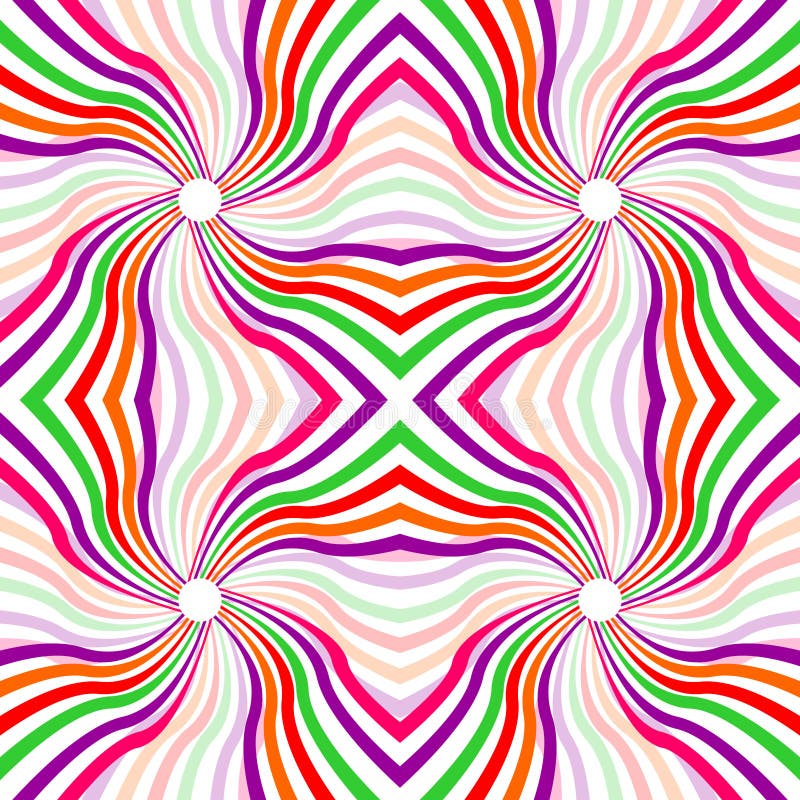 Seamless Multi Colored Background with Vertical Waves Stock Vector ...