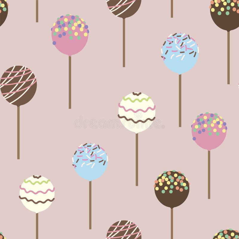 Pink Cake Pops Stock Illustrations – 264 Pink Cake Pops Stock ...