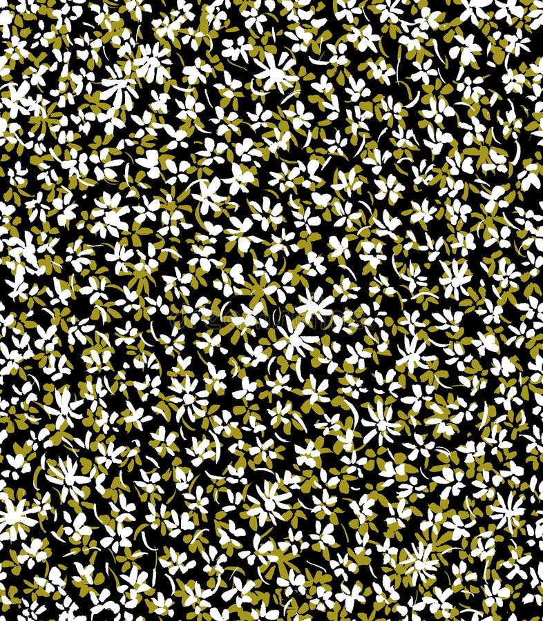 Seamless Multicolor Mini Floral Pattern, Pretty Design Ready for ...