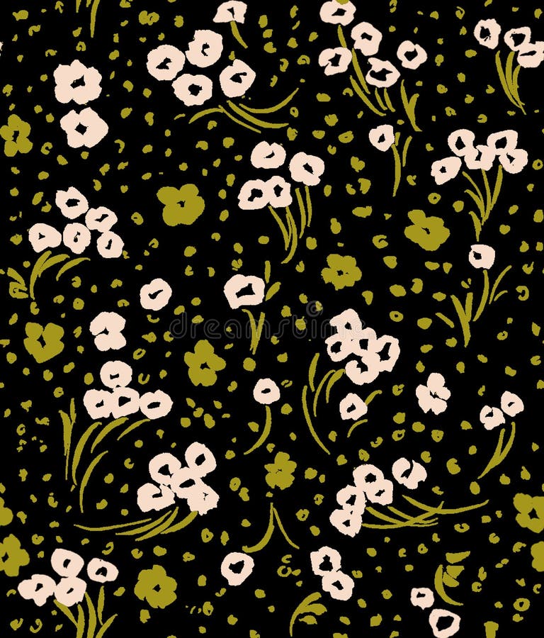 Seamless Multicolor Mini Floral Pattern, Pretty Design Ready for ...
