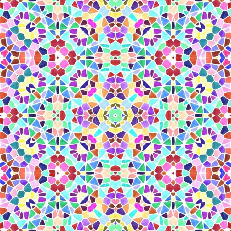 Seamless Multicolor Pattern Kaleidoscope, Texture Caleidoscope with ...